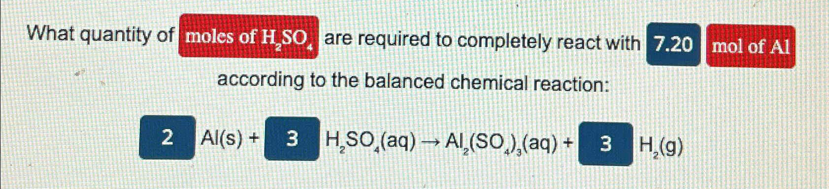 Solved What quantity of moles of H2SO4 ﻿are required to | Chegg.com
