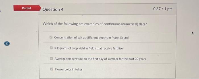 Solved Which of the following are examples of continuous | Chegg.com
