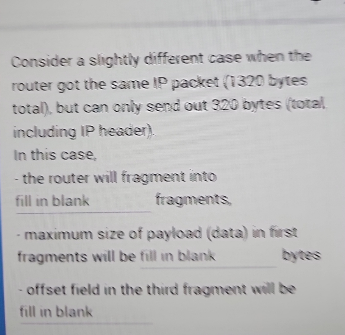 Solved Consider a slightly different case when the router | Chegg.com