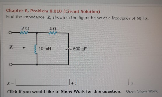 Solved Chapter 8, Problem 8.018 (Circuit Solution) Find the | Chegg.com