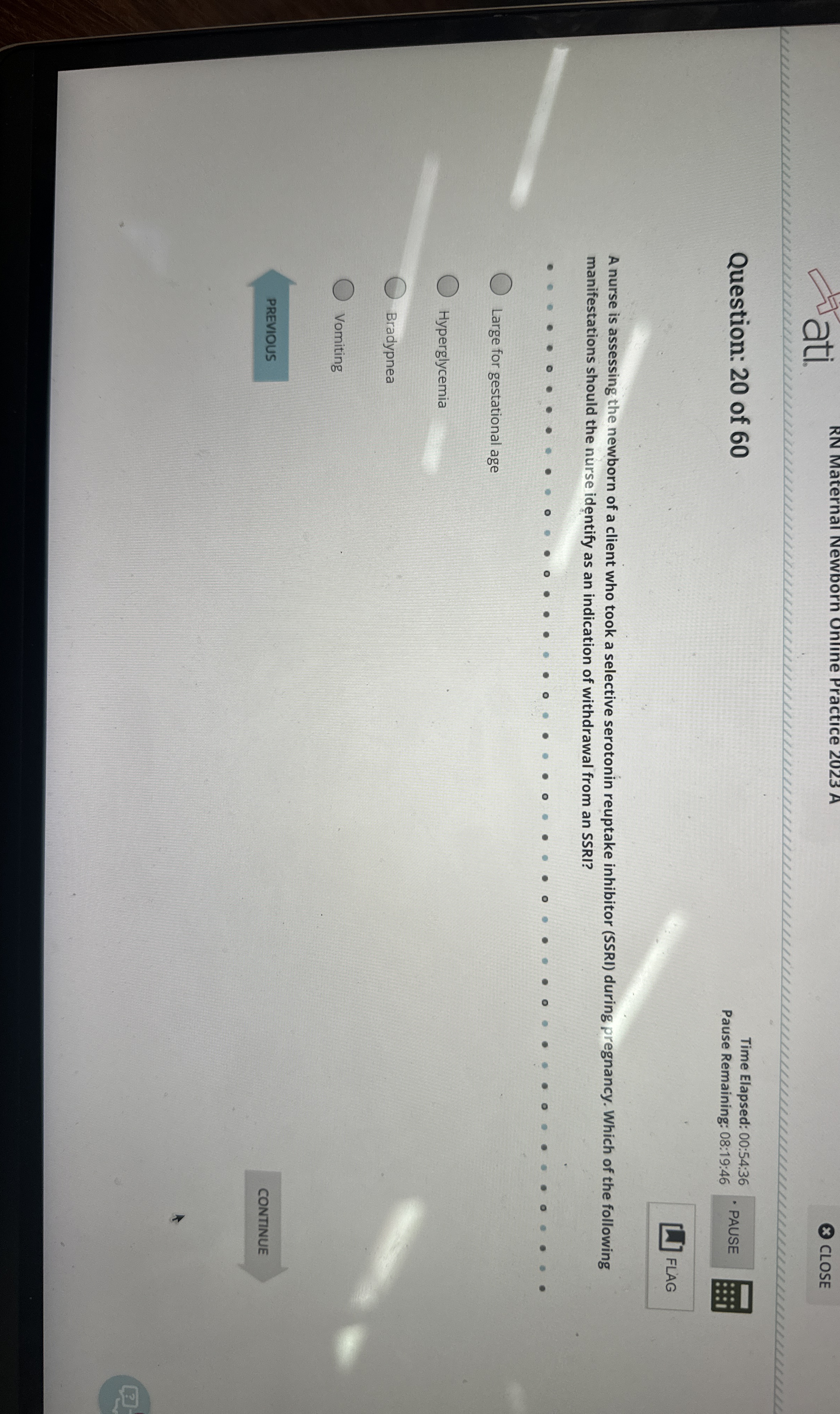 Solved RN Maternal Newborn Onine Practice 2023 | Chegg.com