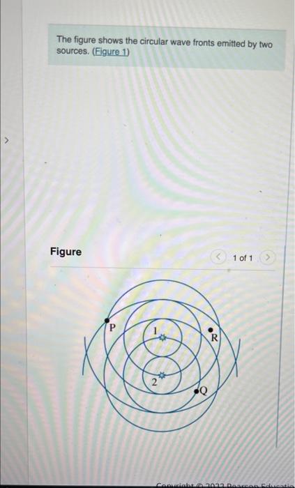 Solved The figure shows the circular wave fronts emitted by | Chegg.com