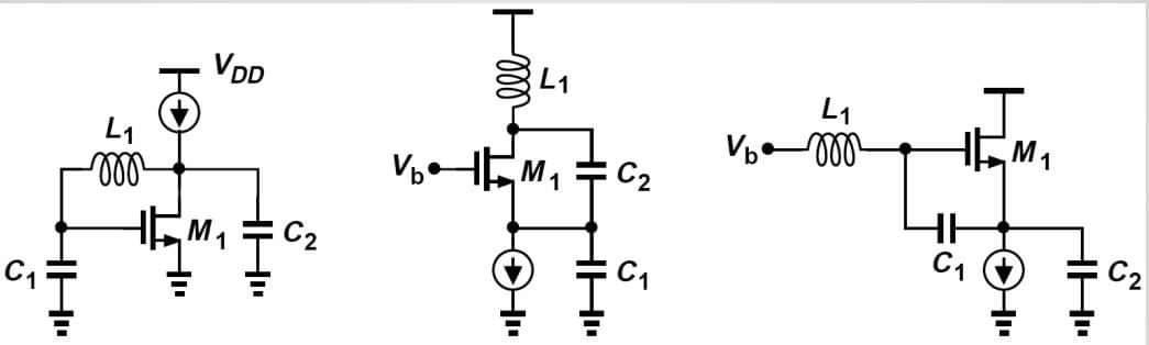 Solved Solve these three-point oscillator and find the gain | Chegg.com
