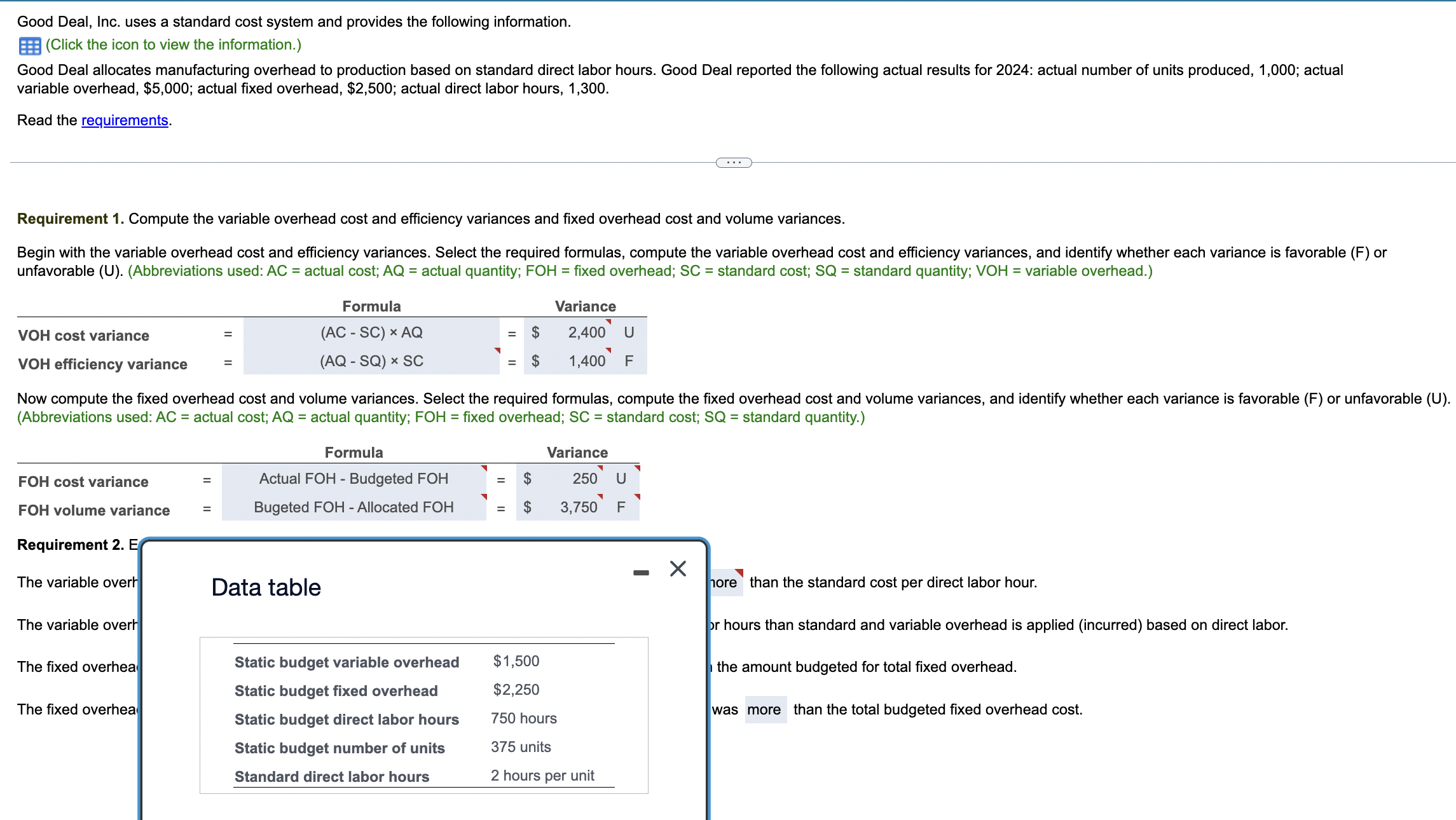 Solved Please explain how to get those numbers for | Chegg.com