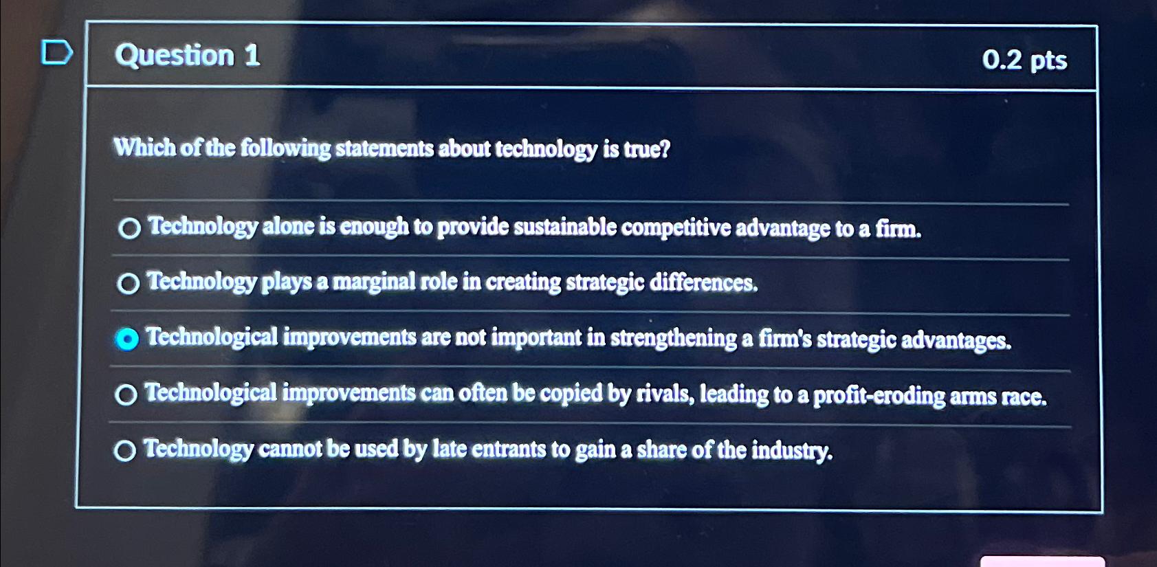 Solved Question 10.2 ﻿ptsWhich of the following statements | Chegg.com