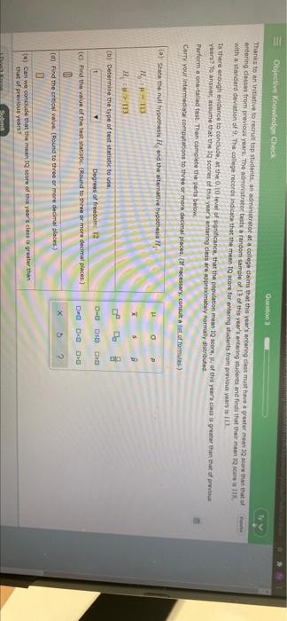 Solved Objective knowledge Check Question Thanks to an | Chegg.com