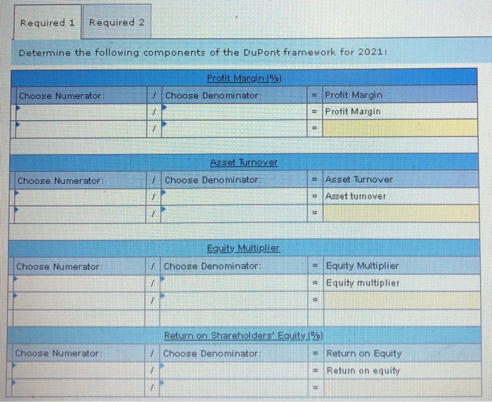 Solved Exercise 4-28 (Algo) DuPont analysis [LO4-10] The | Chegg.com