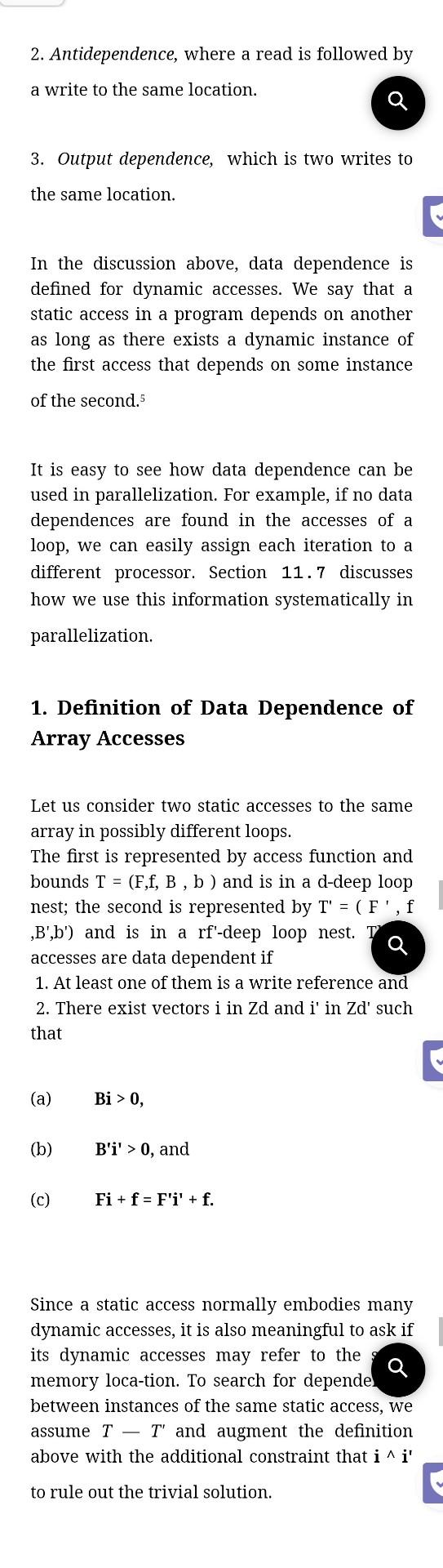 Solved Parallelization or locality optimizations frequently | Chegg.com