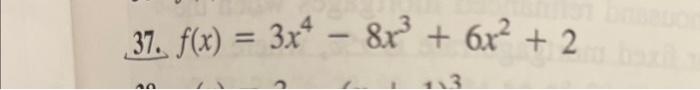 Solved In Exercises 35 through 44, use calculus to sketch | Chegg.com