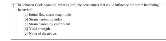Solved a) Briefly describe the procedure to deform | Chegg.com