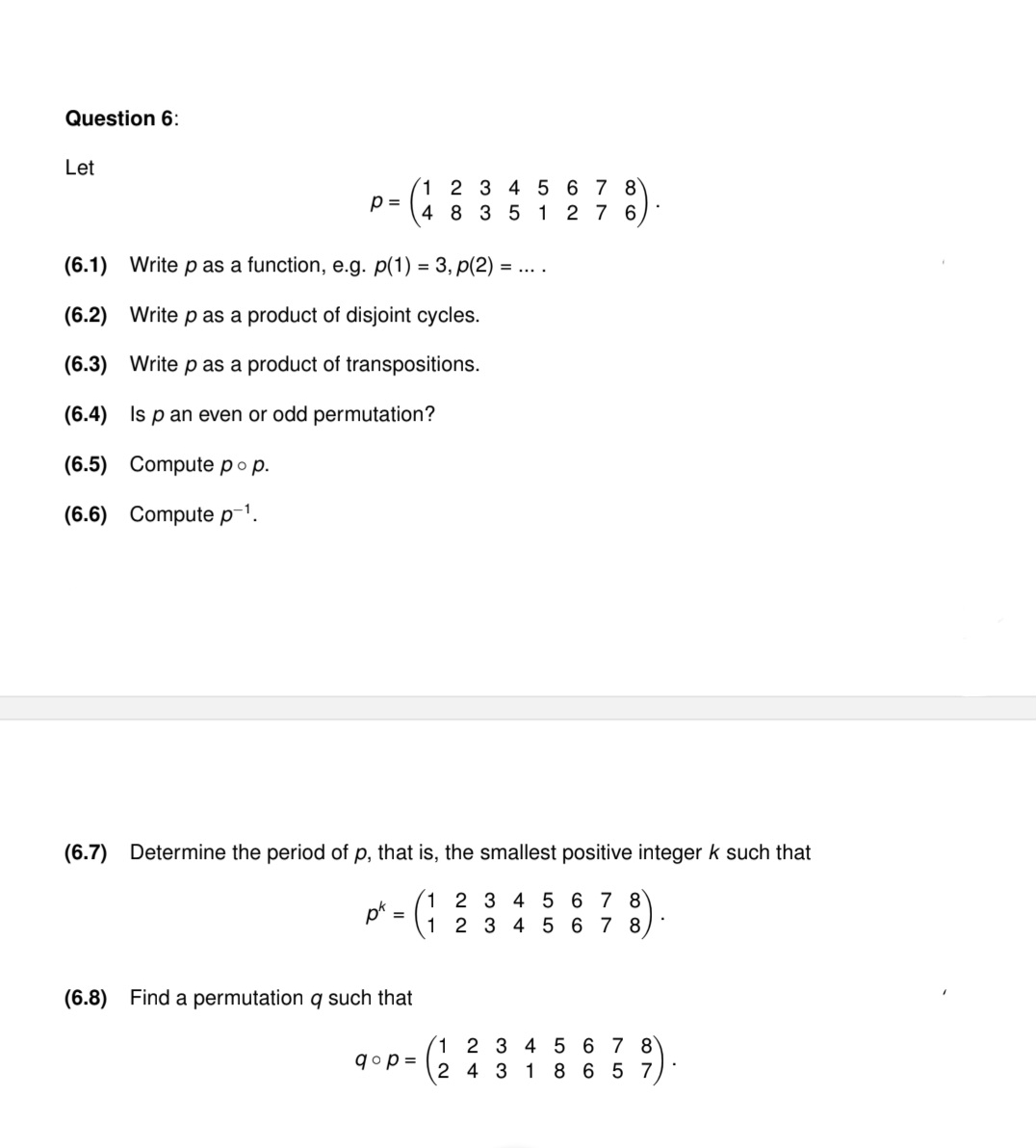 Solved Discrete math - ﻿Please do not use a calculator, | Chegg.com