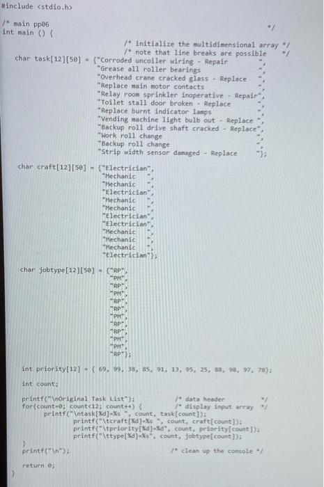 Solved Shown below is a list of maintenance items from a 52" | Chegg.com