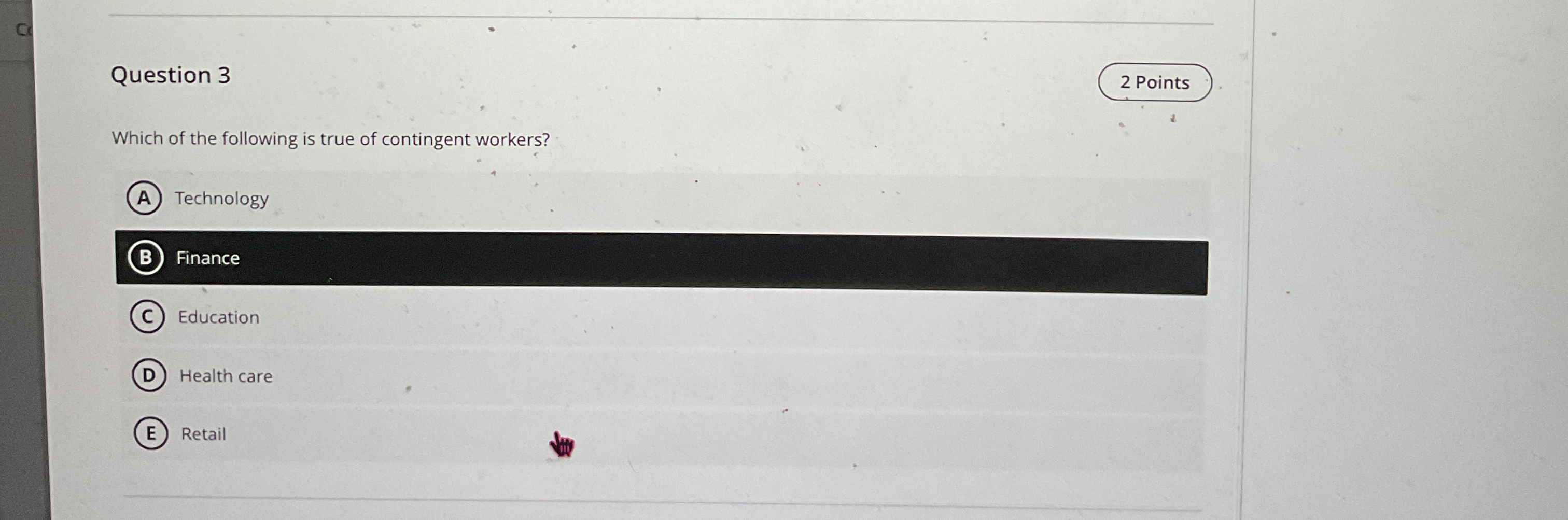 Solved Question 32 ﻿PointsWhich of the following is true of | Chegg.com