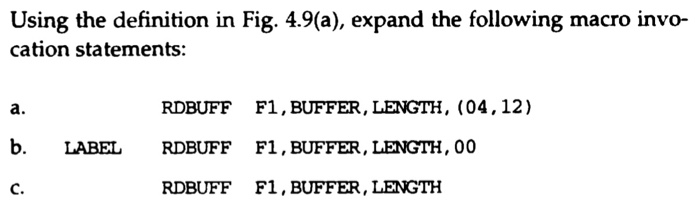 Solved Using the definition in Fig. 4.9(a), expand the | Chegg.com