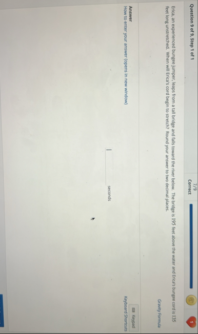 Solved Question 9 ﻿of 9, ﻿Step 1 ﻿of 17/9Correct1Erica, an | Chegg.com