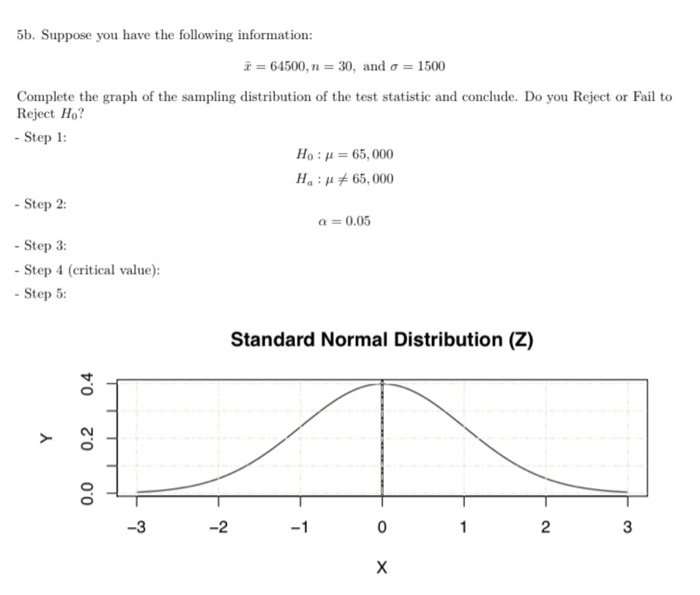 Solved 5b. Suppose you have the following information: i = | Chegg.com