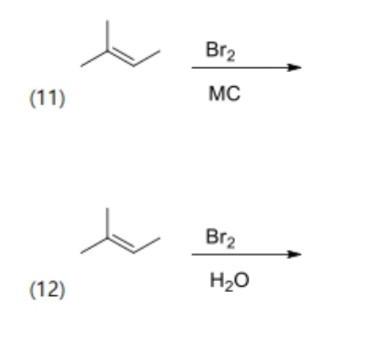 Solved MC Br2 H2O Br2 | Chegg.com