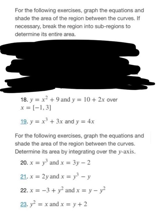 Solved For the following exercises, graph the equations and | Chegg.com