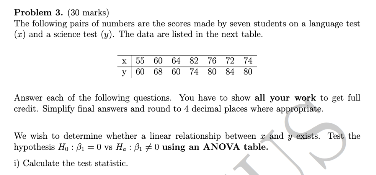 Solved ii) ﻿Find P-value or rejection region. Use | Chegg.com
