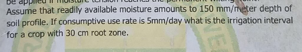 Solved be applie Assume that readily available moisture | Chegg.com