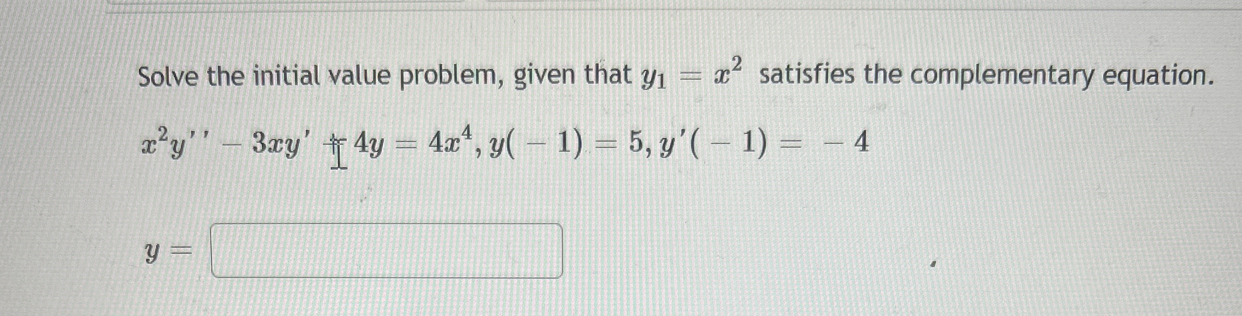 Solved How to solve Solve the initial value problem, given | Chegg.com