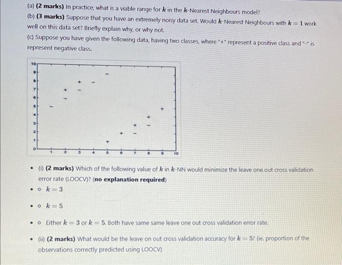 Solved (a) (2 marks) In practice, what is a viable range for | Chegg.com