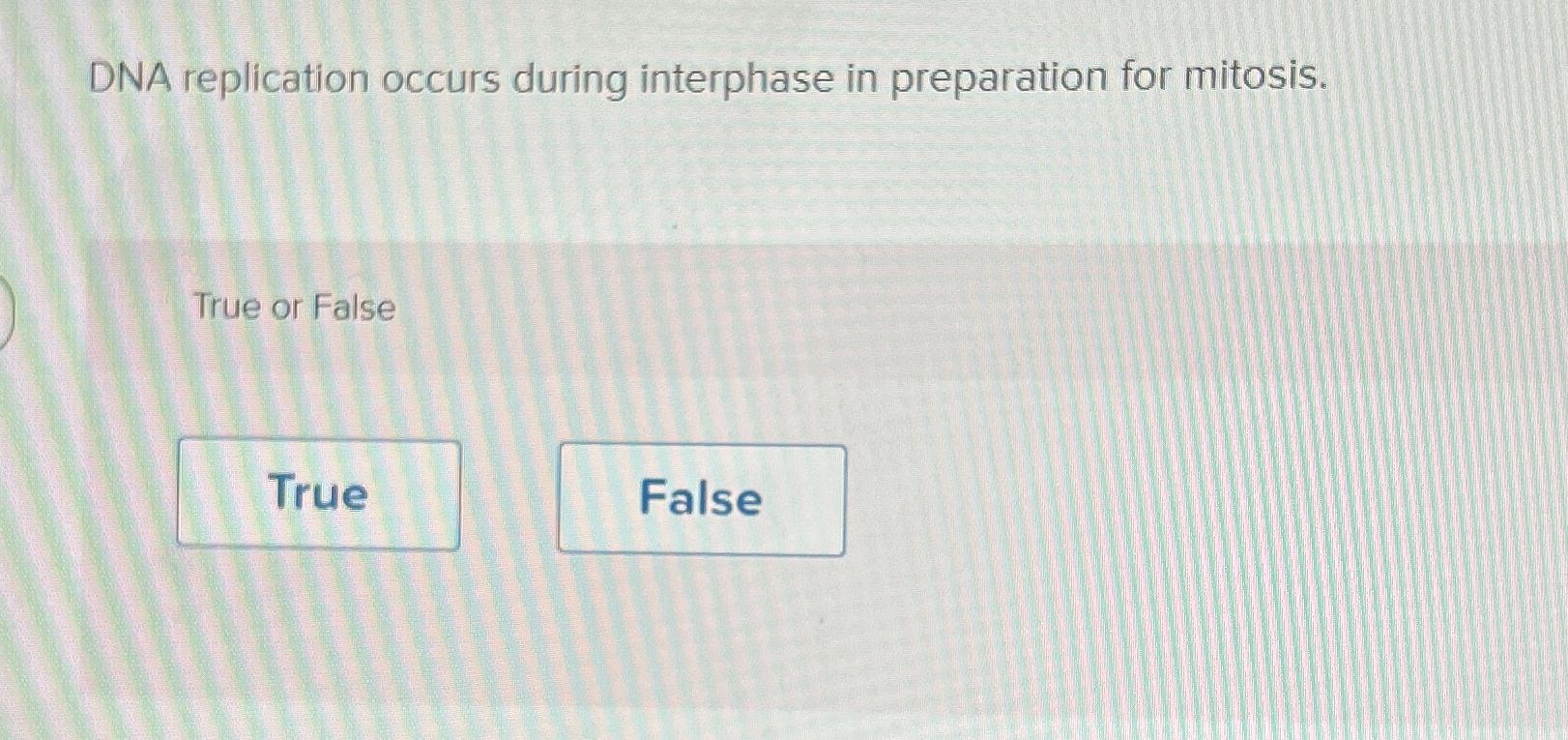 Solved DNA replication occurs during interphase in | Chegg.com