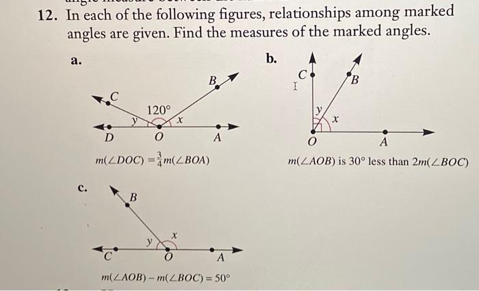 Solved In each of the following figures, relationships among | Chegg.com