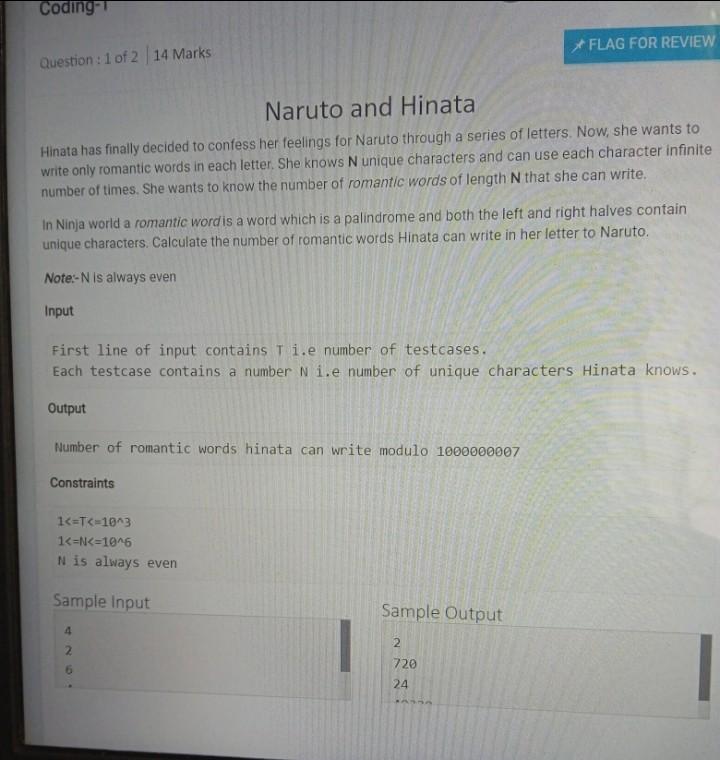 Solved Hinata has finally decided to confess her feelings | Chegg.com