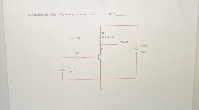 Solved 1. Calculate the value of Ic for the following IB if | Chegg.com