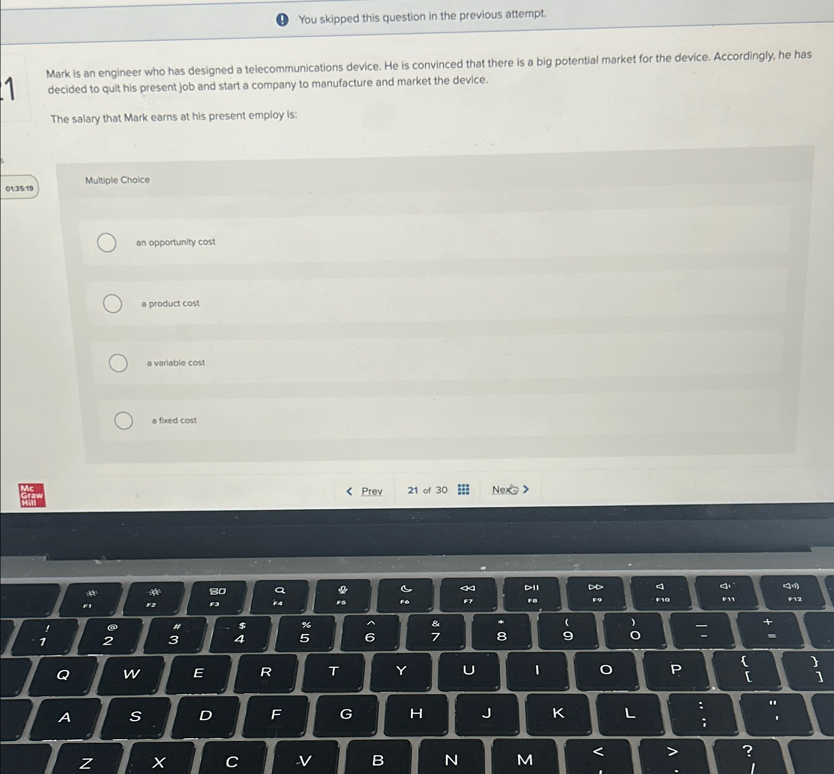 Solved (- ﻿You skipped this question in the previous | Chegg.com