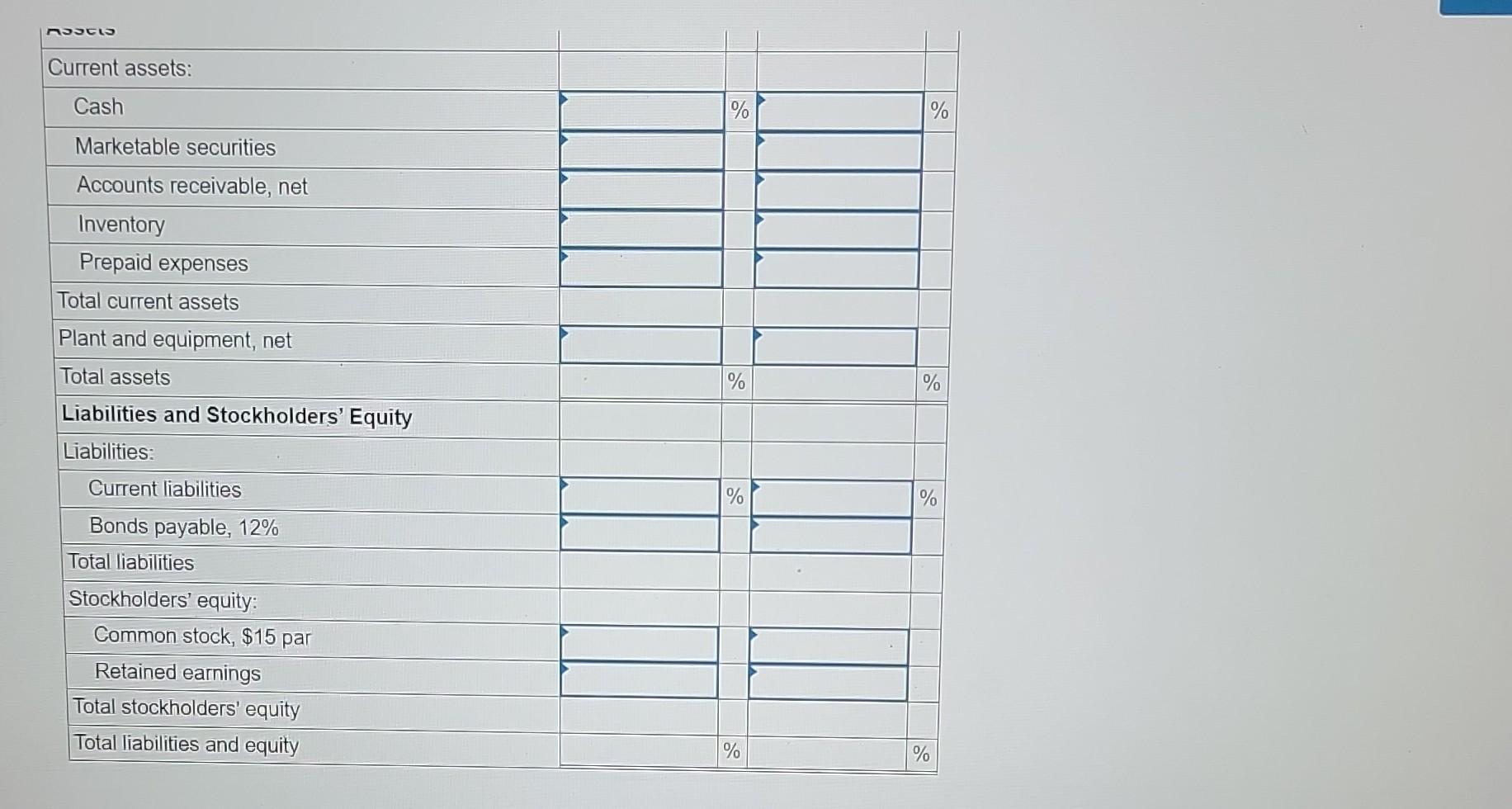 Solved Problem 16-18 (Static) Common-Size Statements and | Chegg.com