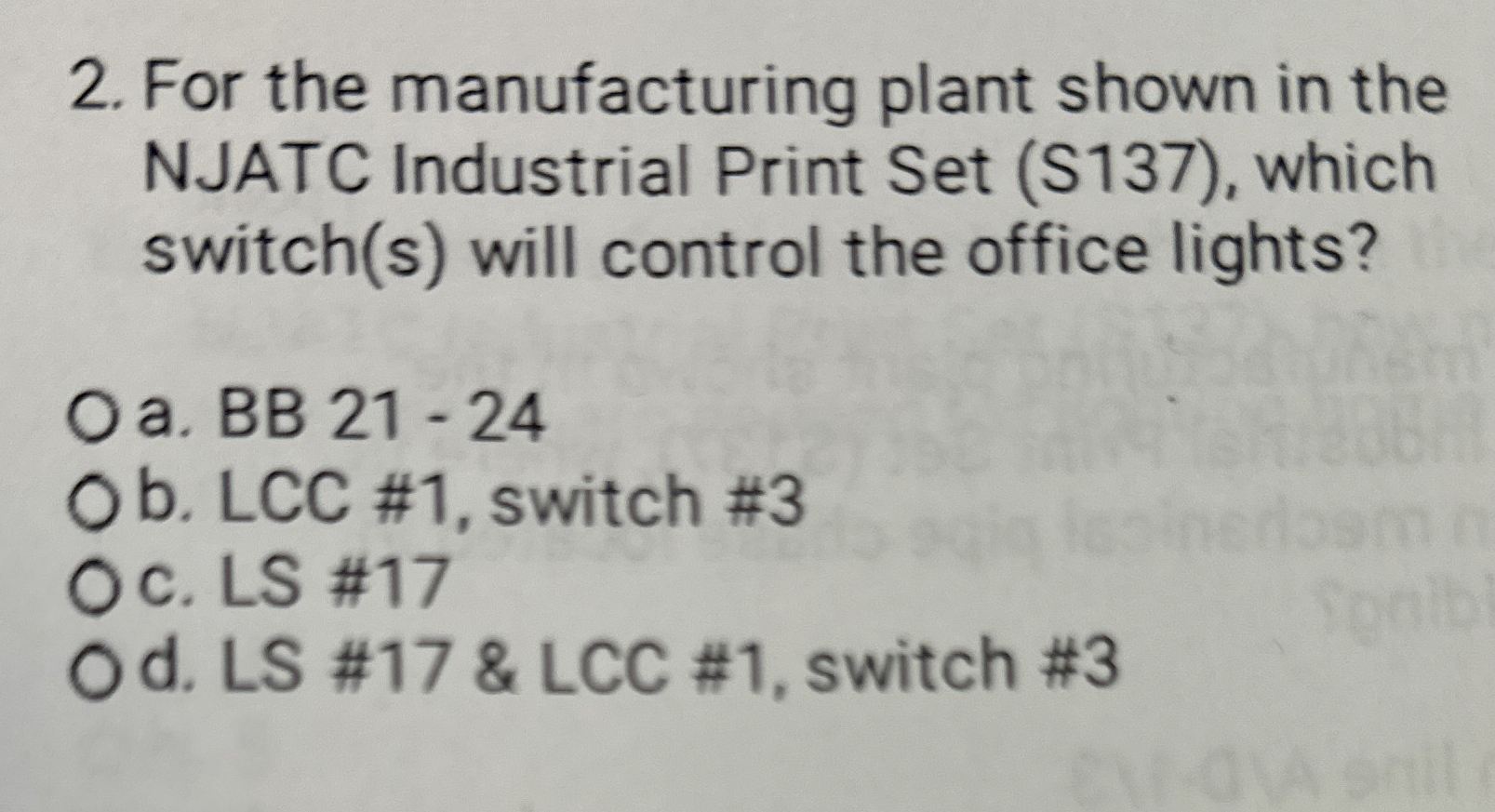 Solved by an EXPERT For the manufacturing plant shown in the NJATC ...