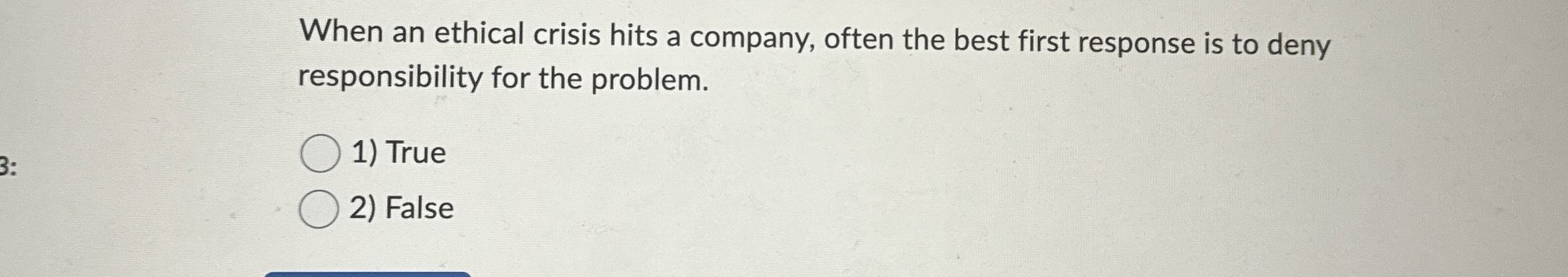 Solved When an ethical crisis hits a company, often the best | Chegg.com