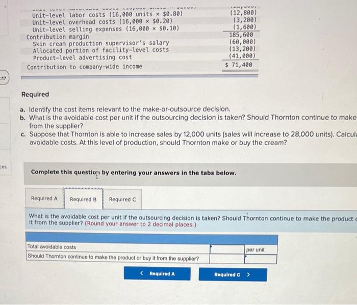 Solved Problem 13-25A (Algo) Effects of the level of | Chegg.com