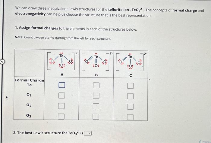 Solved We can draw three inequivalent Lewis structures for | Chegg.com