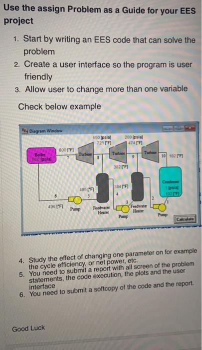 Solved Use the assign Problem as a Guide for your EES | Chegg.com