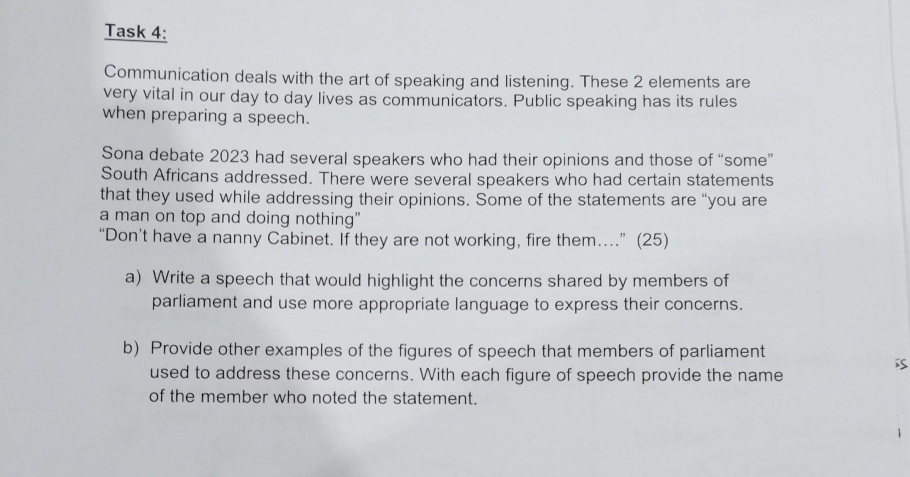 Solved Communication deals with the art of speaking and | Chegg.com