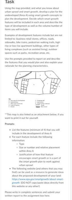 Solved Task Using the map provided, and what you know about | Chegg.com