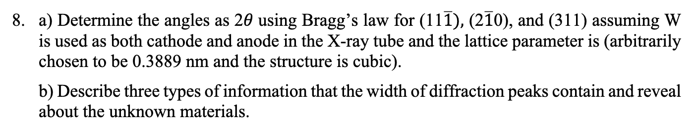 Solved Please solve parts a and b. | Chegg.com