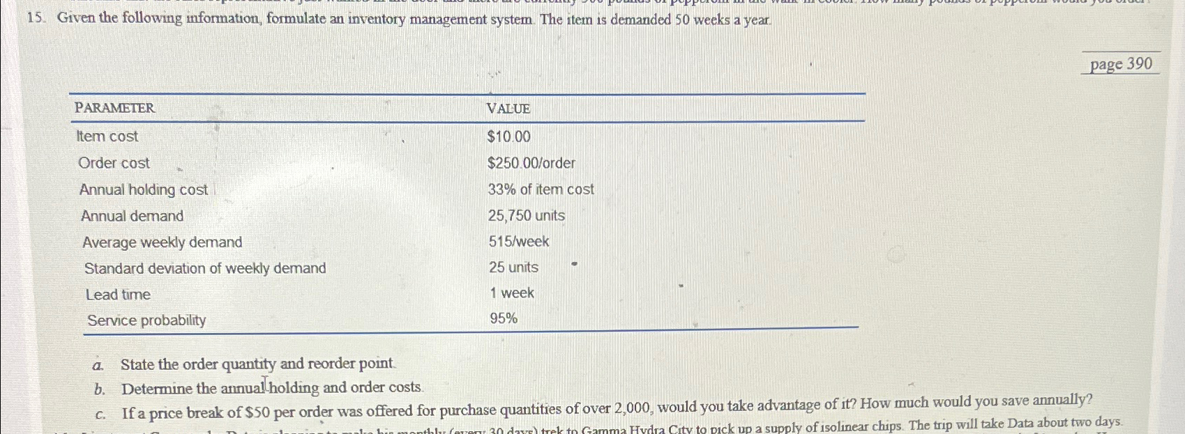 Solved Given the following information, formulate an | Chegg.com