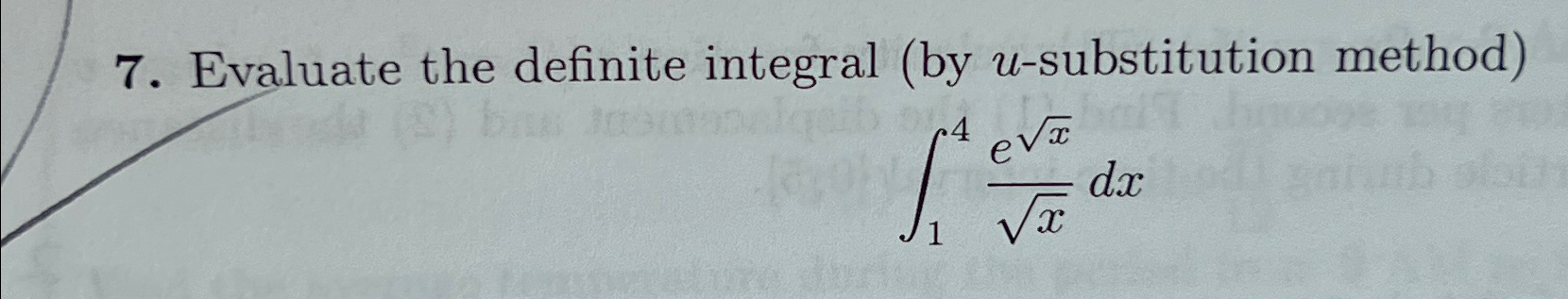 Solved Evaluate the definite integral (by u-substitution | Chegg.com