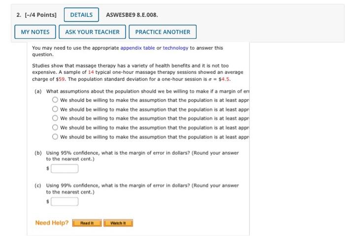 Solved You may need to use the appropriate appendix table or | Chegg.com