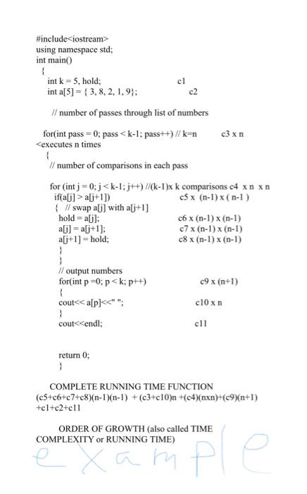 Solved Write the complete runtime function for the attached | Chegg.com
