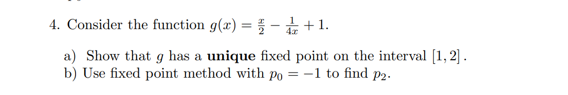 Solved Consider the function g(x)=x2-14x+1.a) ﻿Show that g | Chegg.com