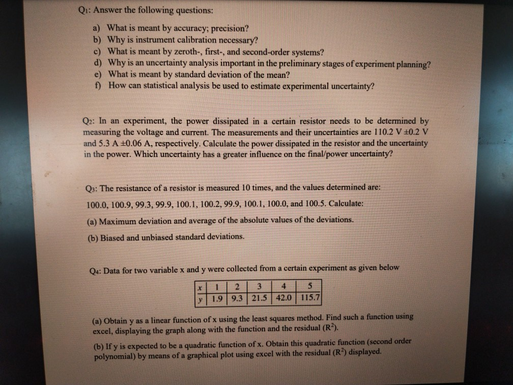 Solved Q1: Answer the following questions: a) What is meant | Chegg.com