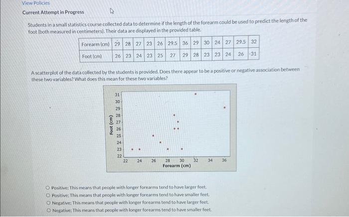Solved Students in asmall statistics course collected data | Chegg.com