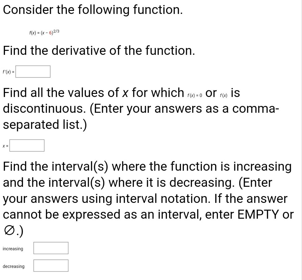 Solved You are given the graph of a function f. Determine | Chegg.com