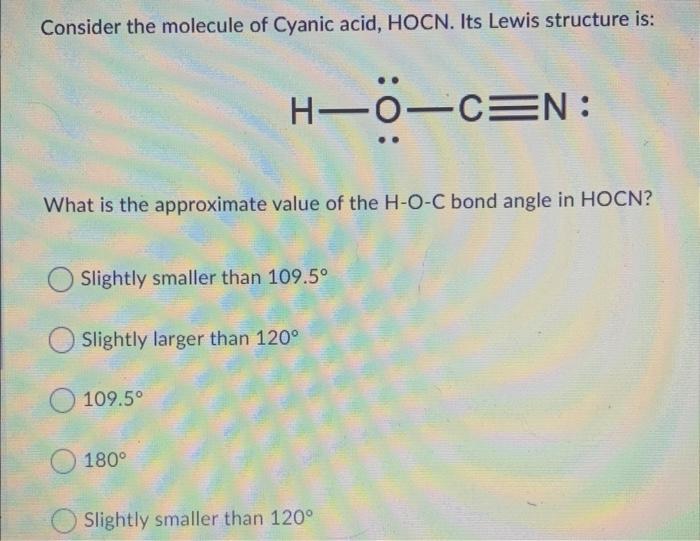 Solved Consider the molecule of Phosgene, COCl2. Its Lewis | Chegg.com