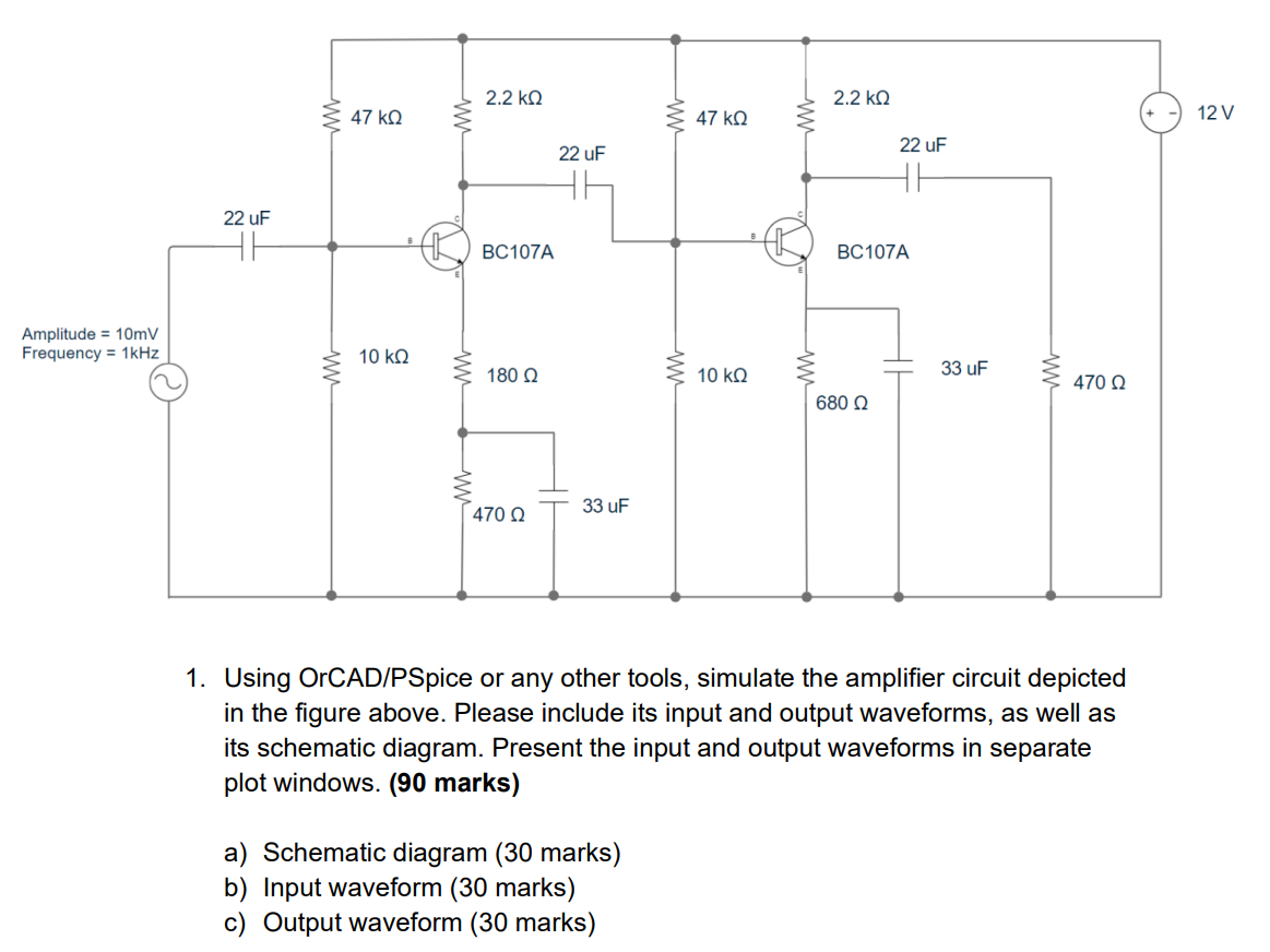 Using Orcadpspice Or Any Other Tools Simulate The